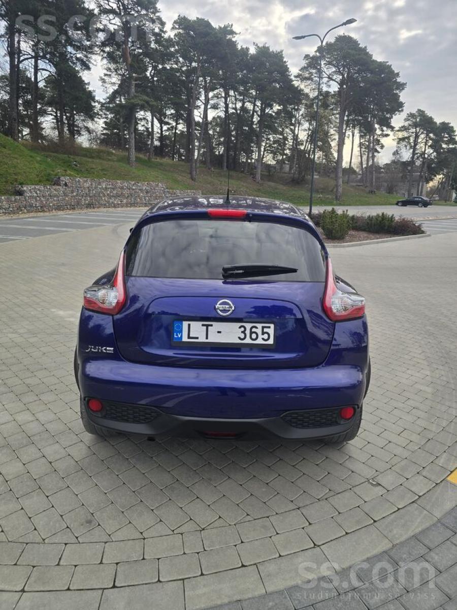 Zils Nissan Juke 2016 Ventspils, ar dzinēja tilpumu 1.60 L un nobraukumu 64 tūkst. km par 7950 €, foto 6 vietnē AUTOMOTO.COM.LV