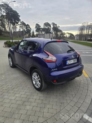 Zils Nissan Juke 2016 Ventspils, ar dzinēja tilpumu 1.60 L un nobraukumu 64 tūkst. km par 7950 €, foto 7 vietnē AUTOMOTO.COM.LV