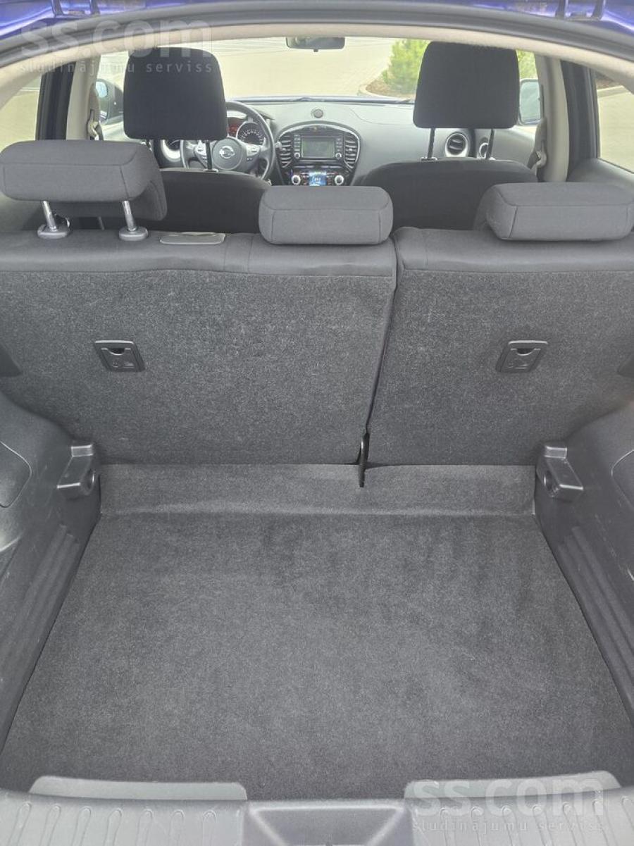 Zils Nissan Juke 2016 Ventspils, ar dzinēja tilpumu 1.60 L un nobraukumu 64 tūkst. km par 7950 €, foto 13 vietnē AUTOMOTO.COM.LV