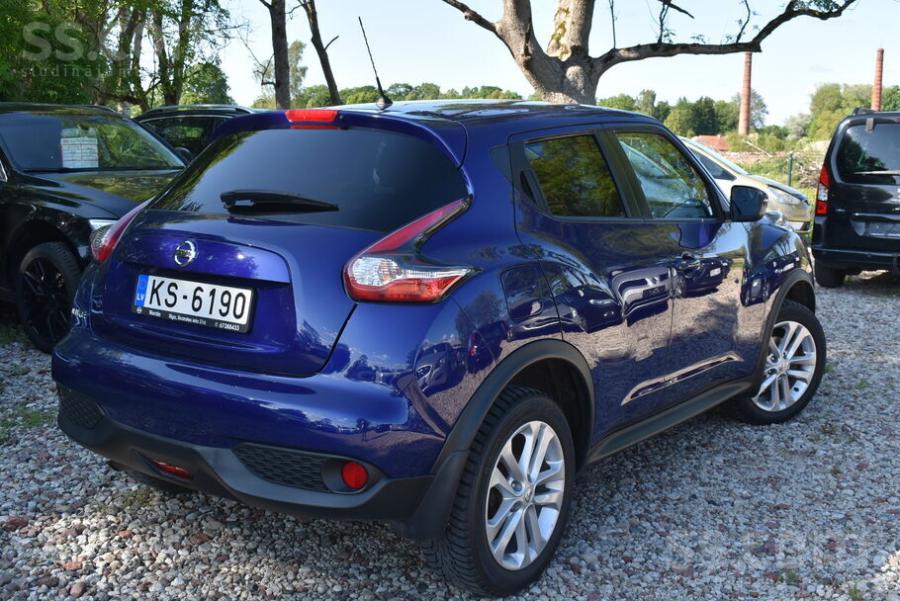 Blue Nissan Juke 2017 in Kuldiga, with an engine capacity of 1.60 L and mileage of 0 thousand km for 9350 €, photo 2 on AUTOMOTO.COM.LV