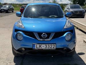 Blue Nissan Juke 2018 in Riga, with an engine capacity of 1.60 L and mileage of 0 thousand km for 8350 €, photo 3 on AUTOMOTO.COM.LV