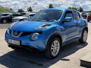 Blue Nissan Juke 2018 in Riga, with an engine capacity of 1.60 L and mileage of 0 thousand km for 8350 €, photo 4 on AUTOMOTO.COM.LV
