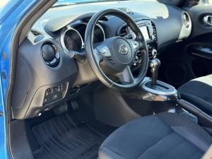 Blue Nissan Juke 2018 in Riga, with an engine capacity of 1.60 L and mileage of 0 thousand km for 8350 €, photo 8 on AUTOMOTO.COM.LV