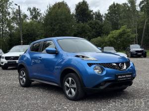 Zils Nissan Juke 2018 Valmiera, ar dzinēja tilpumu 1.60 L un nobraukumu 90 tūkst. km par 8200 €, foto  vietnē AUTOMOTO.COM.LV
