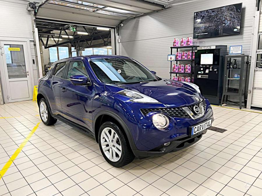 Zils Nissan Juke 2018 Viļņa, ar dzinēja tilpumu 1.60 L un nobraukumu 90 tūkst. km par 7999 €, foto 4 vietnē AUTOMOTO.COM.LV