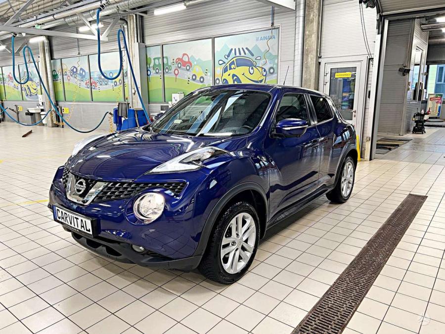Zils Nissan Juke 2018 Viļņa, ar dzinēja tilpumu 1.60 L un nobraukumu 90 tūkst. km par 7999 €, foto 7 vietnē AUTOMOTO.COM.LV