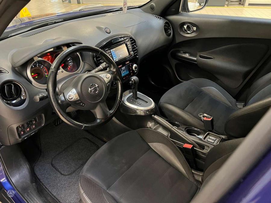 Zils Nissan Juke 2018 Viļņa, ar dzinēja tilpumu 1.60 L un nobraukumu 90 tūkst. km par 7999 €, foto 16 vietnē AUTOMOTO.COM.LV