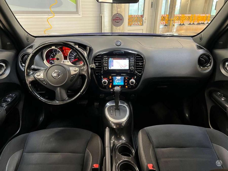 Zils Nissan Juke 2018 Viļņa, ar dzinēja tilpumu 1.60 L un nobraukumu 90 tūkst. km par 7999 €, foto 18 vietnē AUTOMOTO.COM.LV