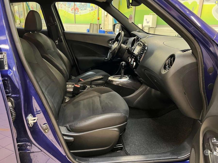 Zils Nissan Juke 2018 Viļņa, ar dzinēja tilpumu 1.60 L un nobraukumu 90 tūkst. km par 7999 €, foto 21 vietnē AUTOMOTO.COM.LV