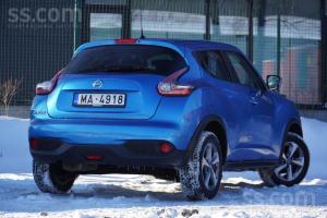 Blue Nissan Juke 2019 in Riga, with an engine capacity of 1.60 L and mileage of 75 thousand km for 10890 €, photo 7 on AUTOMOTO.COM.LV