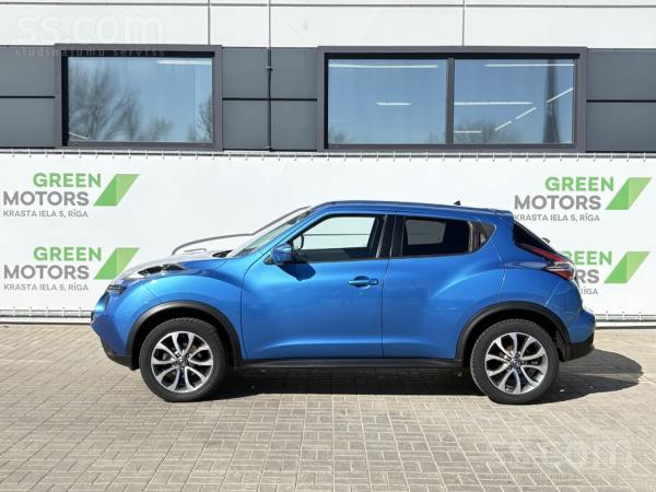 Blue Nissan Juke 2019 in Riga, with an engine capacity of 1.60 L and mileage of 54 thousand km for 9700 €, photo 6 on AUTOMOTO.COM.LV