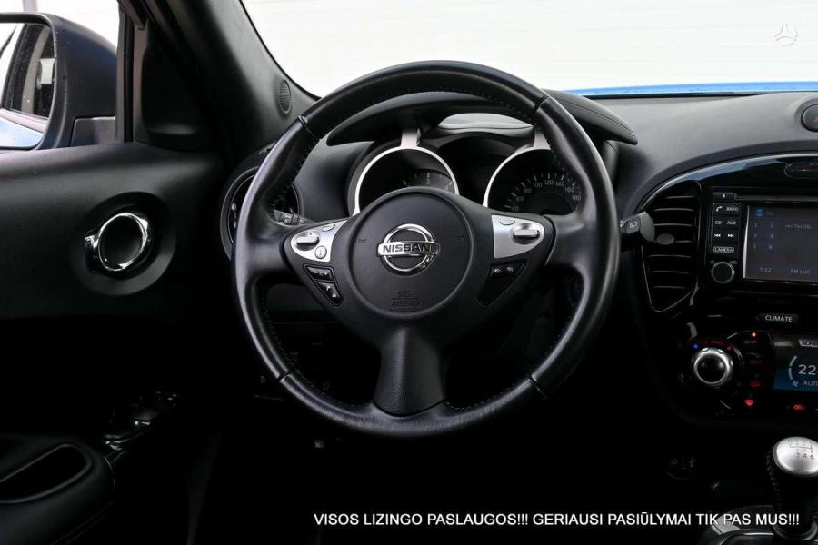 Zils Nissan Juke 2019 Kretinga, ar dzinēja tilpumu 1.46 L un nobraukumu 106 tūkst. km par 10899 €, foto 28 vietnē AUTOMOTO.COM.LV
