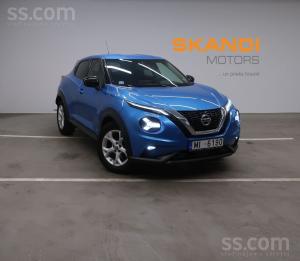 Blue Nissan Juke 2021 in Riga, with an engine capacity of 1.00 L and mileage of 61 thousand km for 14390 €, photo 3 on AUTOMOTO.COM.LV