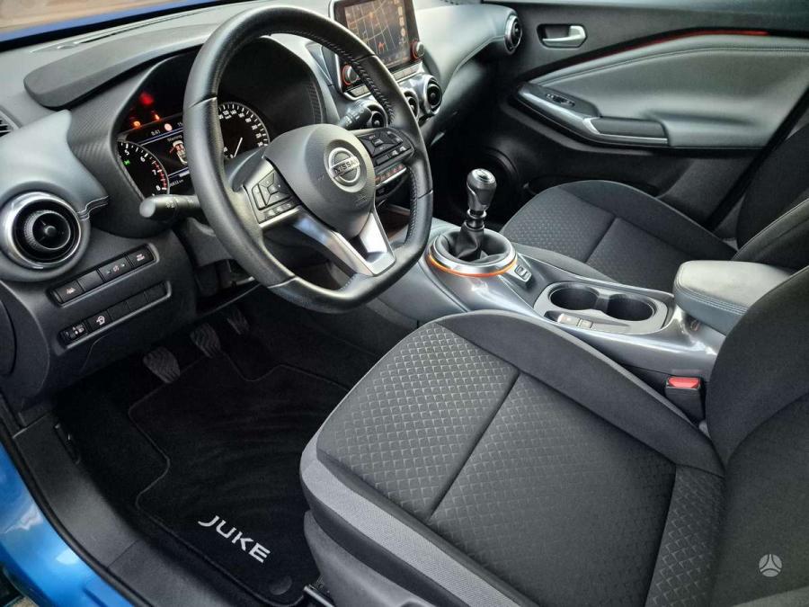 Blue Nissan Juke 2021 in Taurage, with an engine capacity of 1.00 L and mileage of 97 thousand km for 12300 €, photo 10 on AUTOMOTO.COM.LV