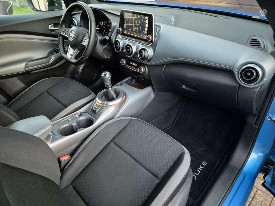 Blue Nissan Juke 2021 in Taurage, with an engine capacity of 1.00 L and mileage of 97 thousand km for 12300 €, photo 18 on AUTOMOTO.COM.LV