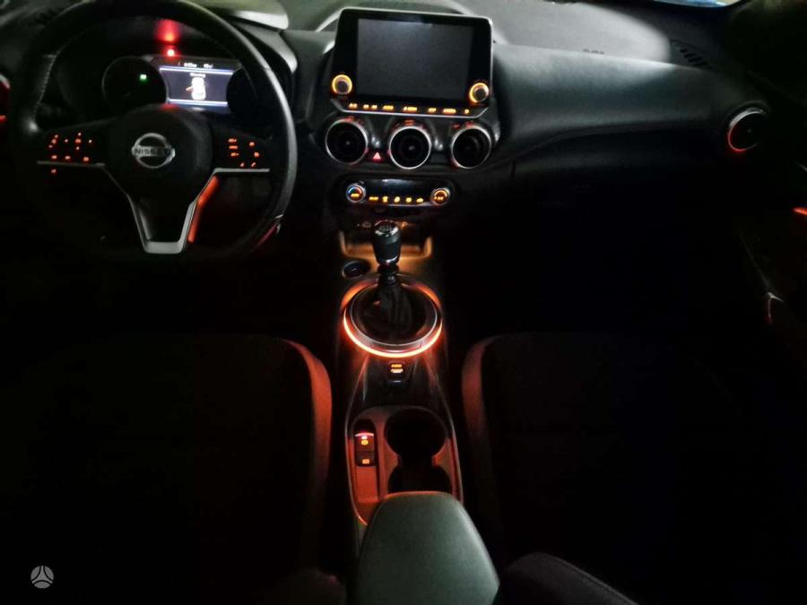 Blue Nissan Juke 2021 in Taurage, with an engine capacity of 1.00 L and mileage of 97 thousand km for 12300 €, photo 24 on AUTOMOTO.COM.LV