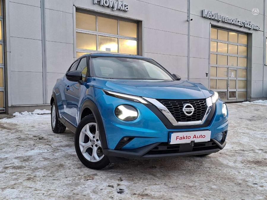 Zils Nissan Juke 2022 Viļņa, ar dzinēja tilpumu 1.00 L un nobraukumu 80 tūkst. km par 15500 €, foto 5 vietnē AUTOMOTO.COM.LV