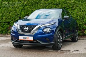 Zils Nissan Juke 2022 Rīga, ar dzinēja tilpumu 1.00 L un nobraukumu 31 tūkst. km par 13650 €, foto  vietnē AUTOMOTO.COM.LV