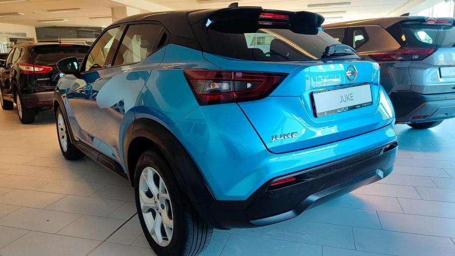 Zils Nissan Juke 2022 Šauļi, ar dzinēja tilpumu 1.00 L un nobraukumu 68 tūkst. km par 14550 €, foto 4 vietnē AUTOMOTO.COM.LV