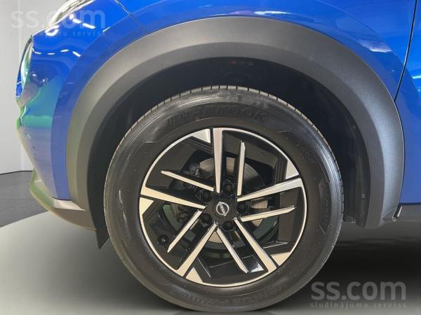 Nissan Juke 2025 in Riga on AUTOMOTO.COM.LV Blue Nissan Juke 2025 in Riga, with an engine capacity of 1.00 L and mileage of 26 thousand km for 20490 €, photo 10 on AUTOMOTO.COM.LV