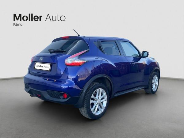 Zils Nissan Juke 2015 Pērnava, ar dzinēja tilpumu 1.60 L un nobraukumu 130 tūkst. km par 8050 €, foto 2 vietnē AUTOMOTO.COM.LV