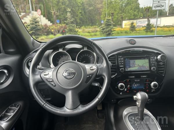 Blue Nissan Juke 2018 in Valka, with an engine capacity of 1.60 L and mileage of 88 thousand km for 9000 €, photo 5 on AUTOMOTO.COM.LV