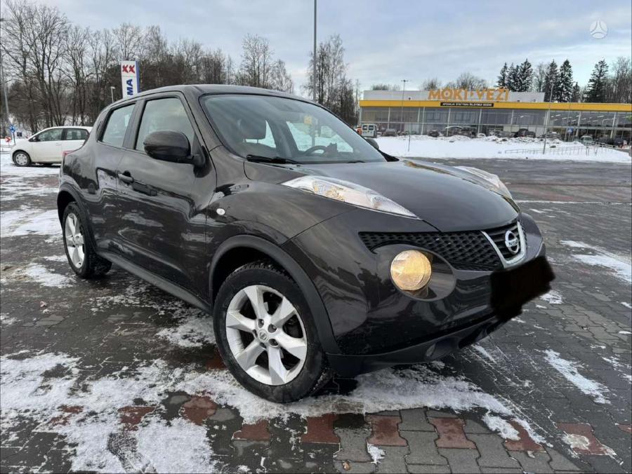 Brown Nissan Juke 2011 in Vilnius, with an engine capacity of 1.60 L and mileage of 81 thousand km for 5500 €, photo 1 on AUTOMOTO.COM.LV