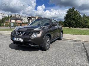 Brown Nissan Juke 2018 in Riga, with an engine capacity of 1.60 L and mileage of 154 thousand km for 8200 €, photo  on AUTOMOTO.COM.LV