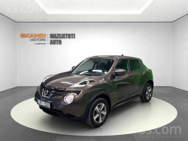 Brown Nissan Juke 2018 in Riga, with an engine capacity of 1.60 L and mileage of 78 thousand km for 9490 €, photo 1 on AUTOMOTO.COM.LV