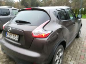 Brown Nissan Juke 2019 in Vilnius, with an engine capacity of 1.60 L and mileage of 76 thousand km for 9300 €, photo 6 on AUTOMOTO.COM.LV