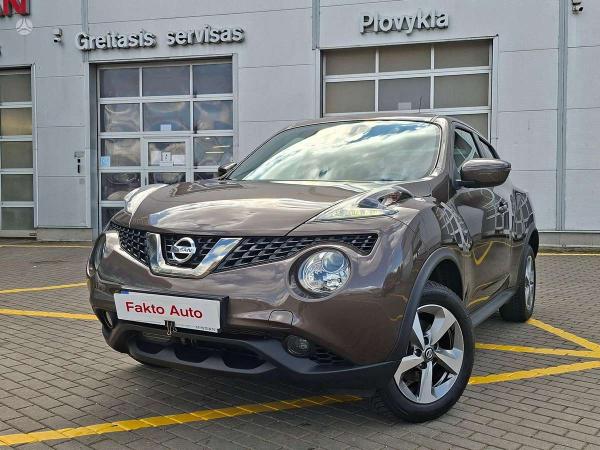 Nissan Juke 2019 in Vilnius on AUTOMOTO.COM.LV Brown Nissan Juke 2019 in Vilnius, with an engine capacity of 1.60 L and mileage of 33 thousand km for 11500 €, photo 1 on AUTOMOTO.COM.LV