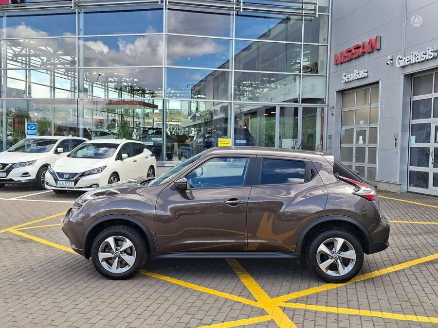 Brown Nissan Juke 2019 in Vilnius, with an engine capacity of 1.60 L and mileage of 33 thousand km for 11500 €, photo 3 on AUTOMOTO.COM.LV