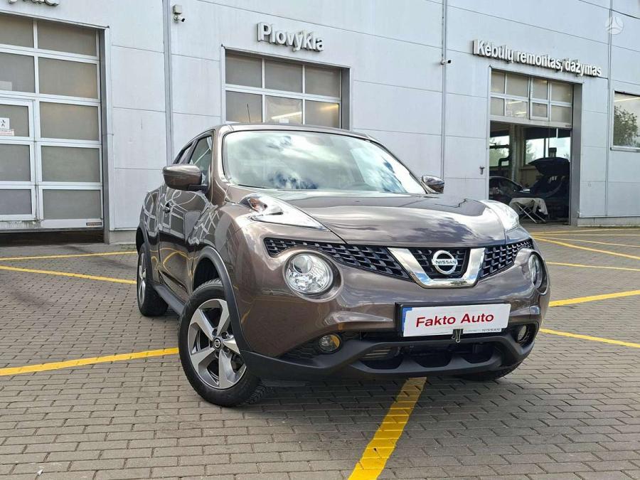 Brown Nissan Juke 2019 in Vilnius, with an engine capacity of 1.60 L and mileage of 33 thousand km for 11500 €, photo 7 on AUTOMOTO.COM.LV
