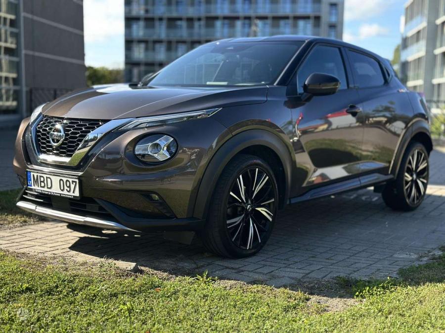 Brūns Nissan Juke 2021 Klaipėda, ar dzinēja tilpumu 1.00 L un nobraukumu 59 tūkst. km par 16990 €, foto 3 vietnē AUTOMOTO.COM.LV