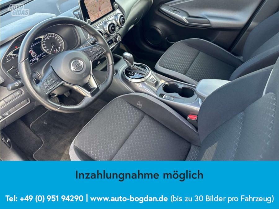 Brown Nissan Juke 2022 in Kaunas, with an engine capacity of 1.00 L and mileage of 22 thousand km for 22599 €, photo 4 on AUTOMOTO.COM.LV