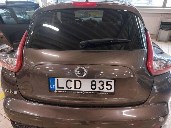 Brown Nissan Juke 2019 in Vilnius, with an engine capacity of 1.60 L and mileage of 57 thousand km for 10500 €, photo 4 on AUTOMOTO.COM.LV