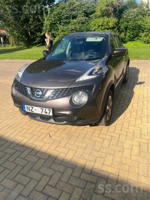 Brown Nissan Juke 2020 in Riga, with an engine capacity of 1.60 L and mileage of 100 thousand km for 8250 €, photo  on AUTOMOTO.COM.LV