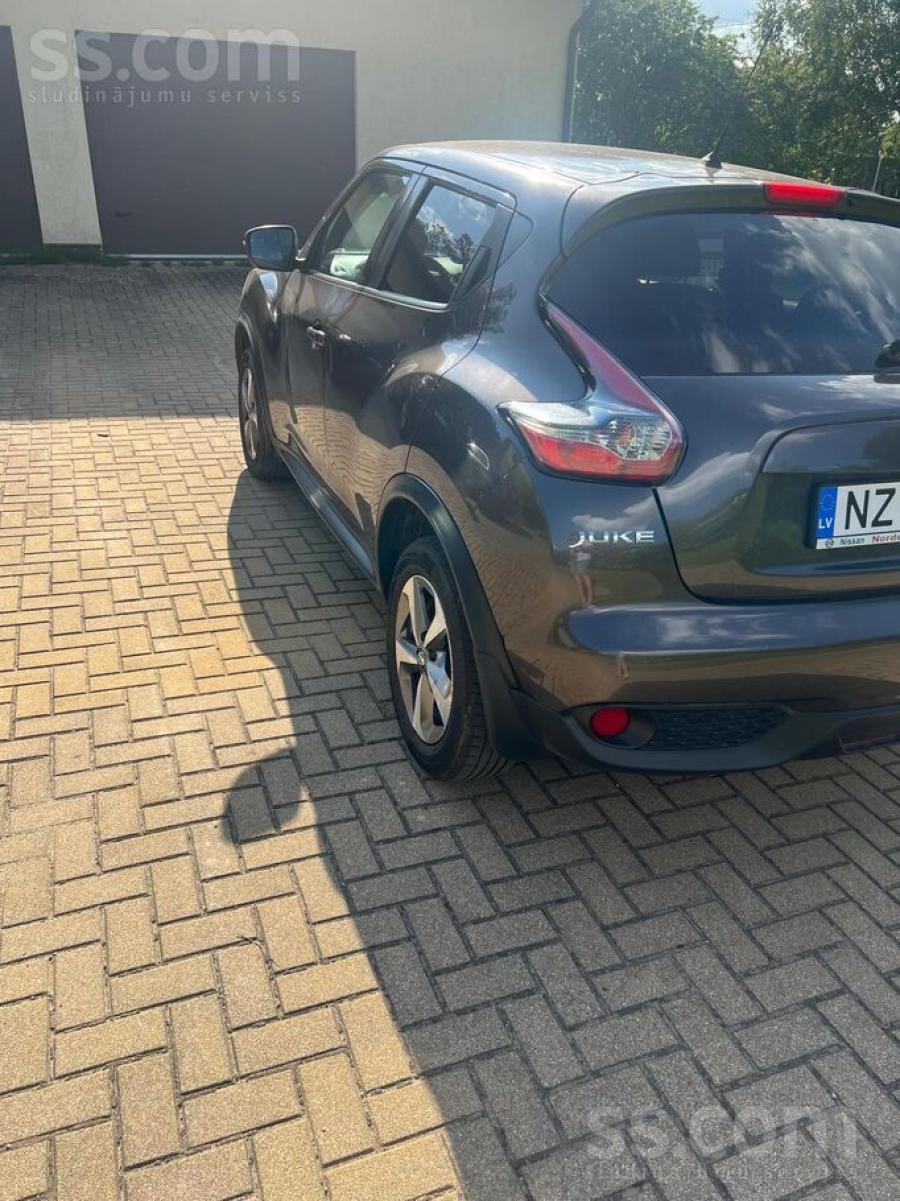 Brown Nissan Juke 2020 in Riga, with an engine capacity of 1.60 L and mileage of 100 thousand km for 8250 €, photo 5 on AUTOMOTO.COM.LV