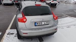 Grey Nissan Juke 2011 in Vilnius, with an engine capacity of 1.60 L and mileage of 201 thousand km for 4950 €, photo 7 on AUTOMOTO.COM.LV