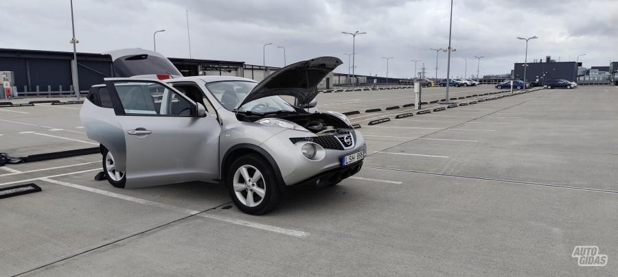 Grey Nissan Juke 2011 in Kaunas, with an engine capacity of 1.50 L and mileage of 240 thousand km for 3800 €, photo 28 on AUTOMOTO.COM.LV