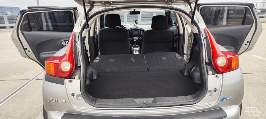 Pelēks Nissan Juke 2011 Kauņa, ar dzinēja tilpumu 1.50 L un nobraukumu 240 tūkst. km par 3800 €, foto 22 vietnē AUTOMOTO.COM.LV