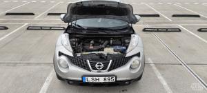 Pelēks Nissan Juke 2011 Kauņa, ar dzinēja tilpumu 1.50 L un nobraukumu 240 tūkst. km par 3800 €, foto 24 vietnē AUTOMOTO.COM.LV