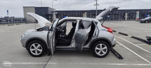 Pelēks Nissan Juke 2011 Kauņa, ar dzinēja tilpumu 1.50 L un nobraukumu 240 tūkst. km par 3800 €, foto 25 vietnē AUTOMOTO.COM.LV