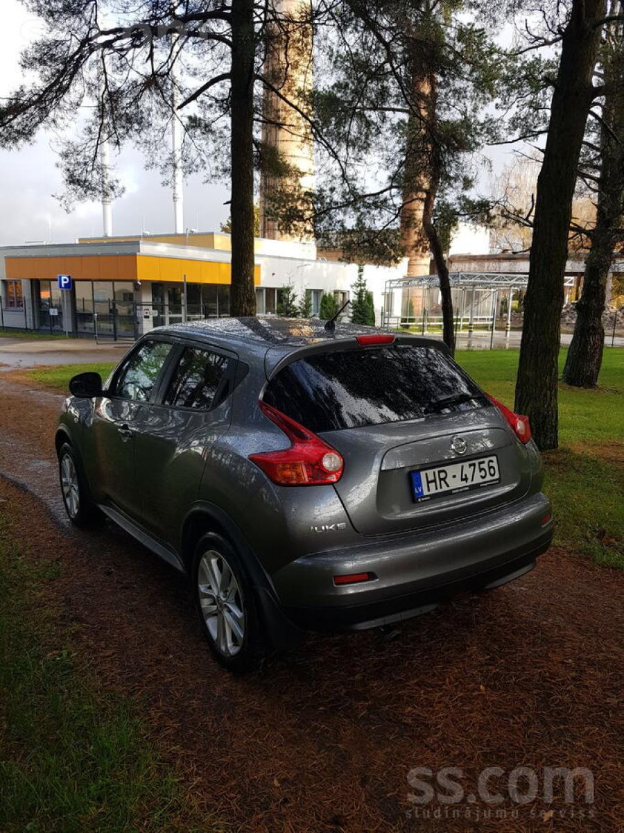 Pelēks Nissan Juke 2011 Rīga, ar dzinēja tilpumu 1.60 L un nobraukumu 179 tūkst. km par 6300 €, foto 7 vietnē AUTOMOTO.COM.LV