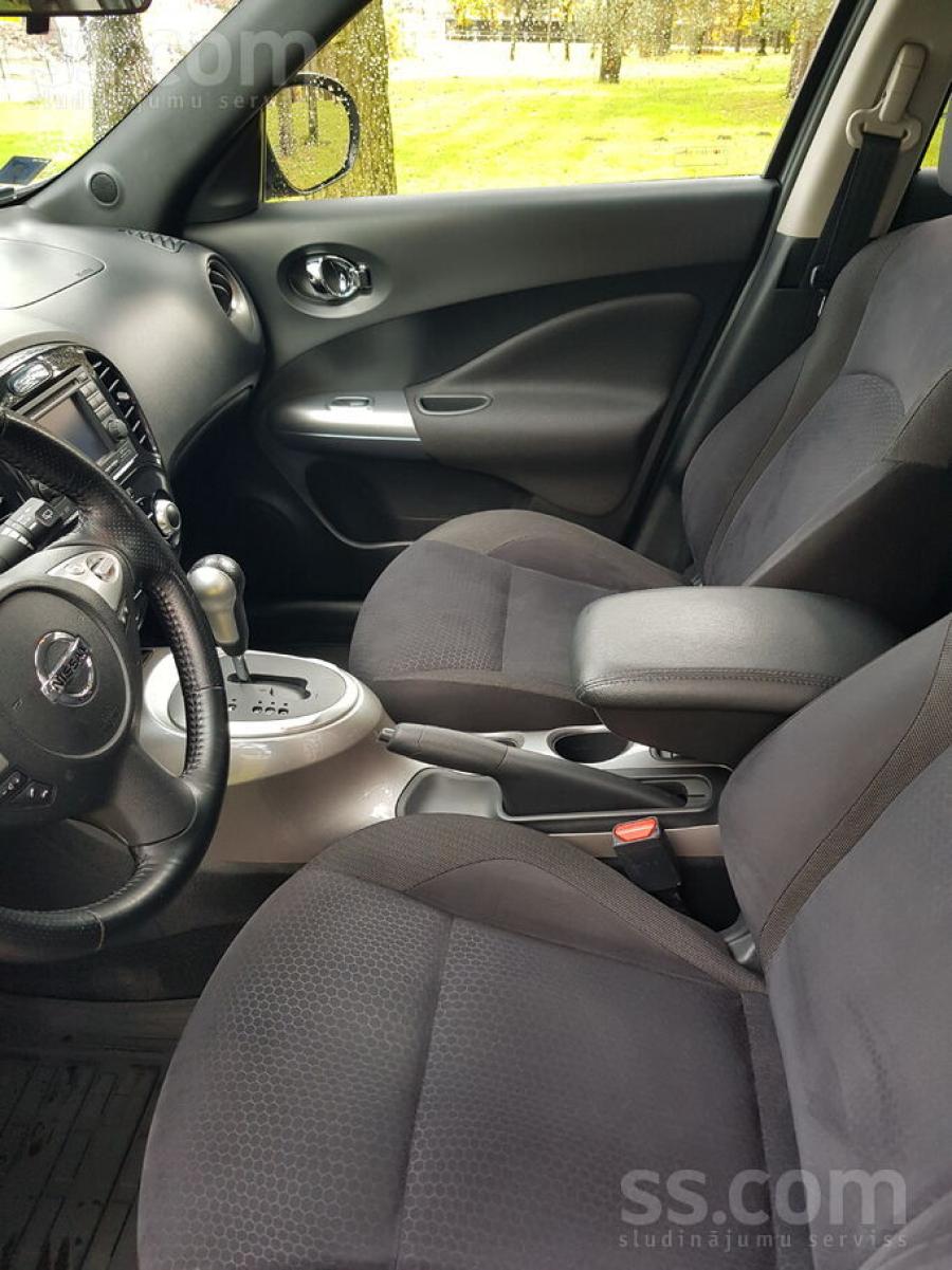 Pelēks Nissan Juke 2011 Rīga, ar dzinēja tilpumu 1.60 L un nobraukumu 179 tūkst. km par 6300 €, foto 12 vietnē AUTOMOTO.COM.LV