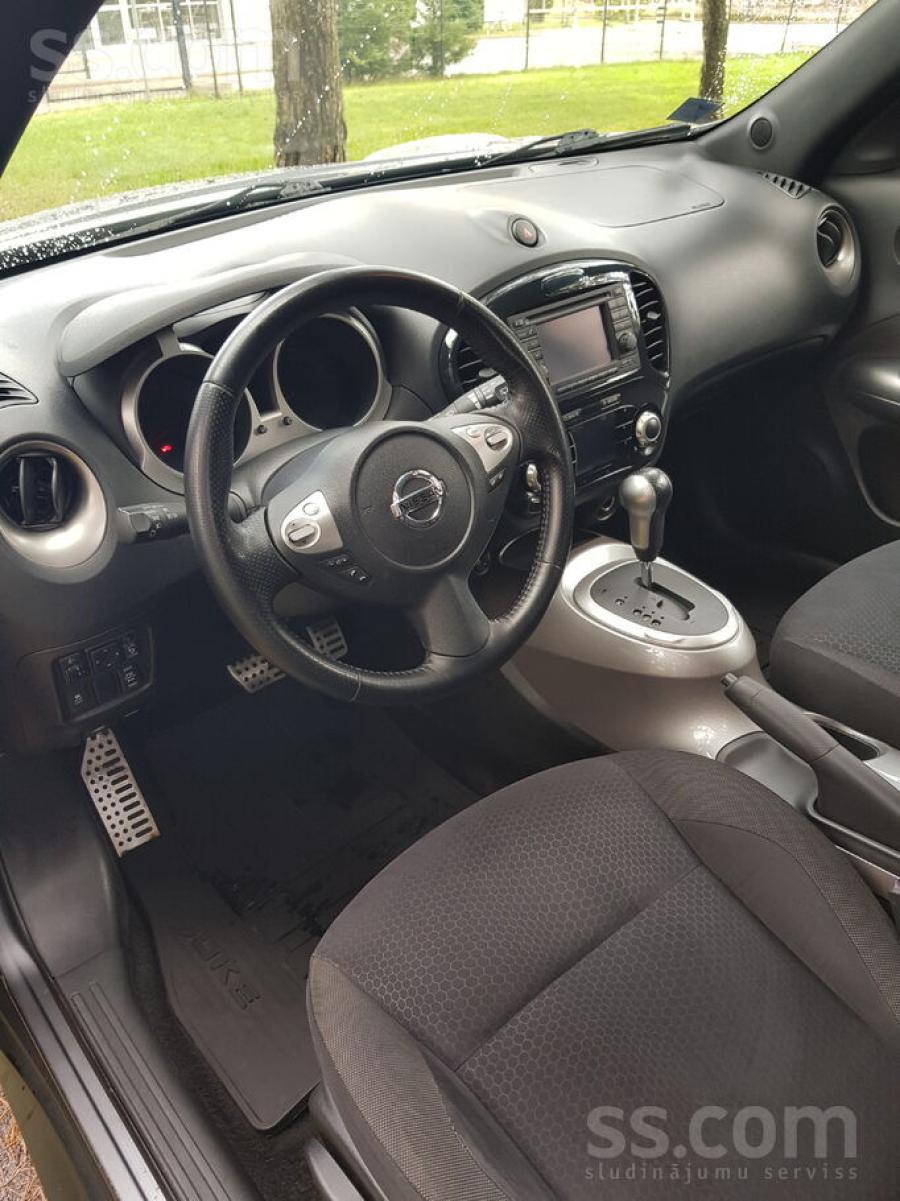Pelēks Nissan Juke 2011 Rīga, ar dzinēja tilpumu 1.60 L un nobraukumu 179 tūkst. km par 6300 €, foto 19 vietnē AUTOMOTO.COM.LV