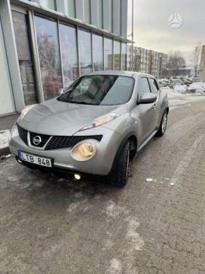 Grey Nissan Juke 2012 in Vilnius, with an engine capacity of 1.62 L and mileage of 166 thousand km for 6600 €, photo  on AUTOMOTO.COM.LV