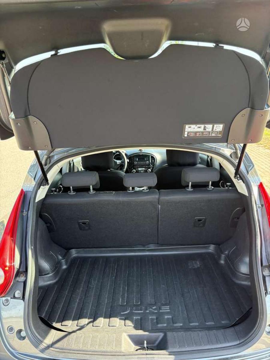 Pelēks Nissan Juke 2012 Klaipėda, ar dzinēja tilpumu 1.60 L un nobraukumu 214 tūkst. km par 4500 €, foto 17 vietnē AUTOMOTO.COM.LV