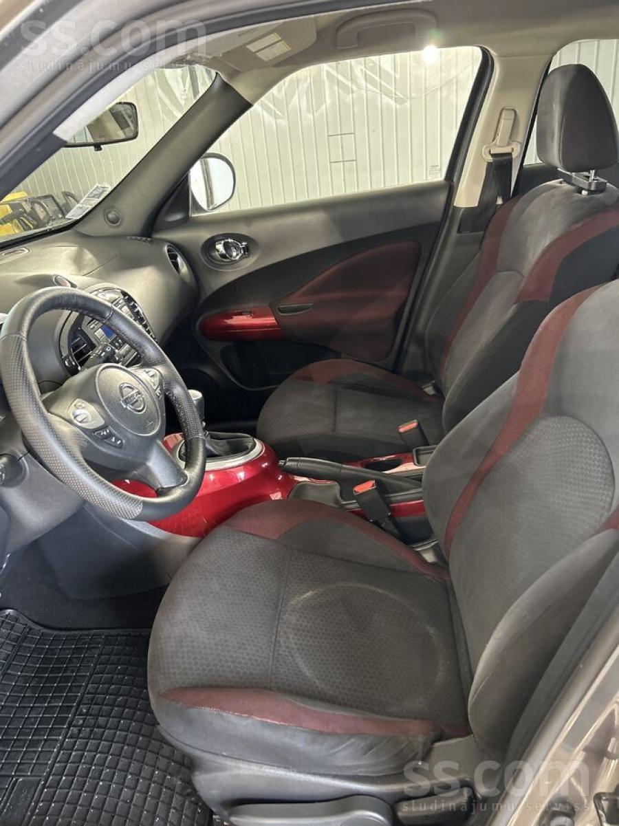 Grey Nissan Juke 2012 in Daugavpils, with an engine capacity of 1.50 L and mileage of 198 thousand km for 4750 €, photo 11 on AUTOMOTO.COM.LV