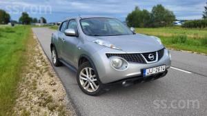 Pelēks Nissan Juke 2013 Rīga, ar dzinēja tilpumu 1.60 L un nobraukumu 197 tūkst. km par 4500 €, foto  vietnē AUTOMOTO.COM.LV